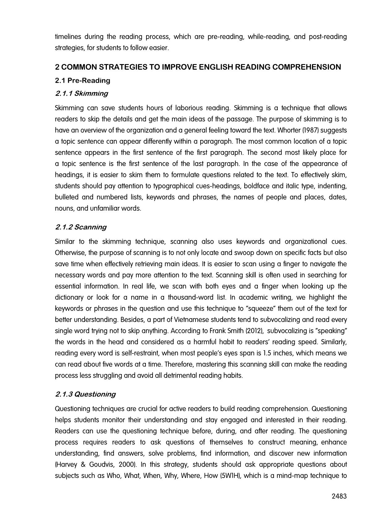 Common Strategies To Improve English Reading Comprehension